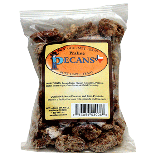 Praline Flavored Pecans-Davis Mountains Nut Company